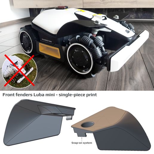 🌳 LUBA mini - Vordere Kotflügel・ STL Datei für 3D-Druck・Cults