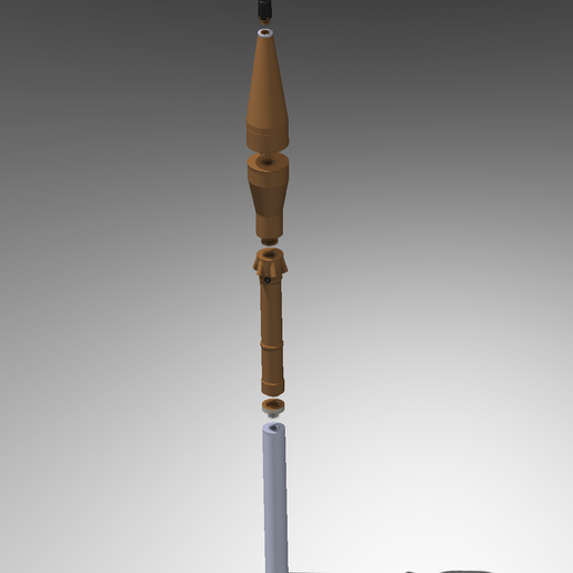 🚀 RPG 7 Rocket Round PG 7 Style / RPG7・ STL File for 3D printing・Cults