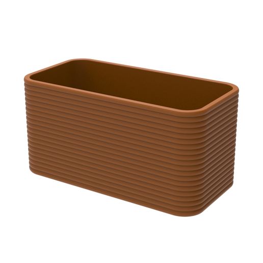 🏺 Rectangular Finned Vase - Pot - Pencil holder or planter・ STL File ...