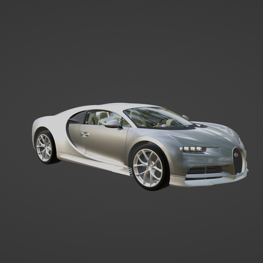 🇫🇷 Bugatti Chiron 2020・ STL File for ・Cults