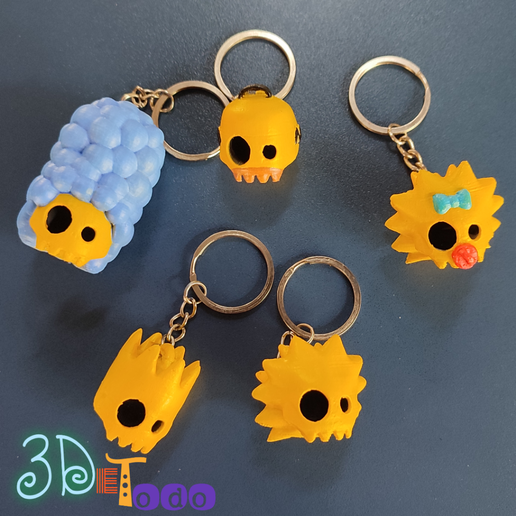 💀 SIMPSON HORROR SKULL SET・ STL File for ・Cults