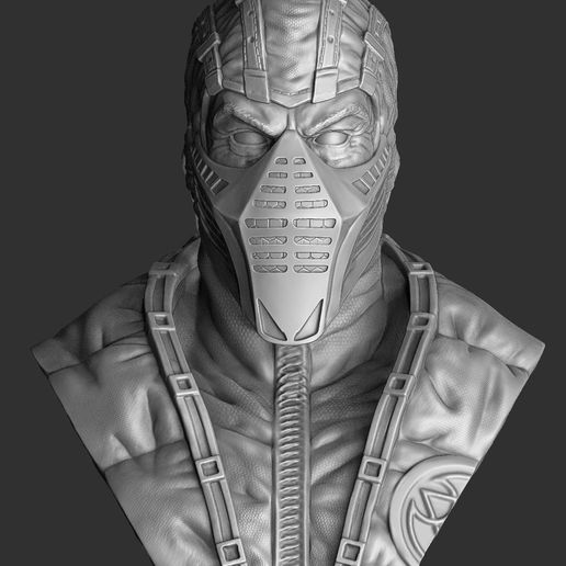 STL file Sub-Zero bust for 3D printing STL 👤 ・3D printing idea to ...