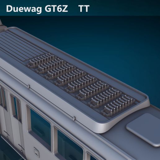 STL file Duewag GT6Z TT 🚋 ・Model to download and 3D print・Cults