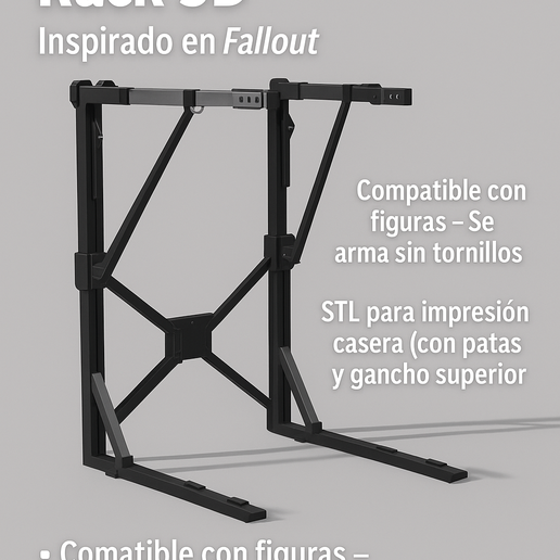 🕹️ Power armor Rack・Free 3D File for 3D printing・Cults