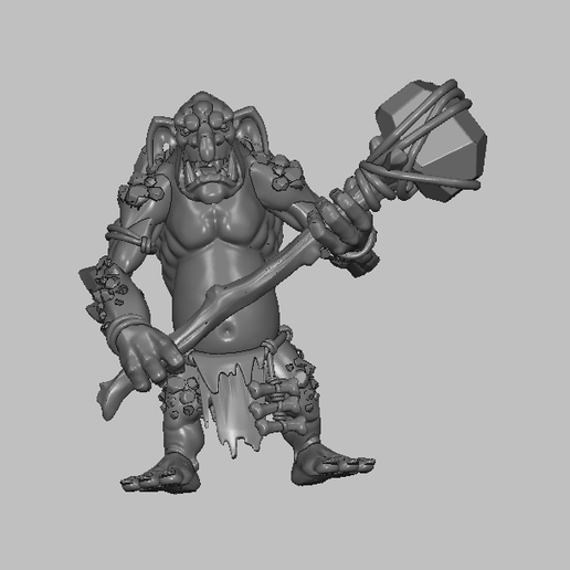 STL file Orc troll 🧌 ・Design to download and 3D print・Cults