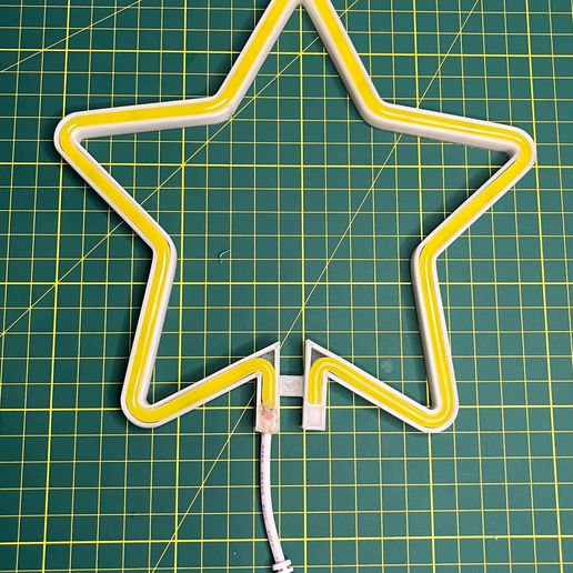 STL file ESTRELLA NEON LED / LED NEON STAR ⭐ ・3D printer model to ...