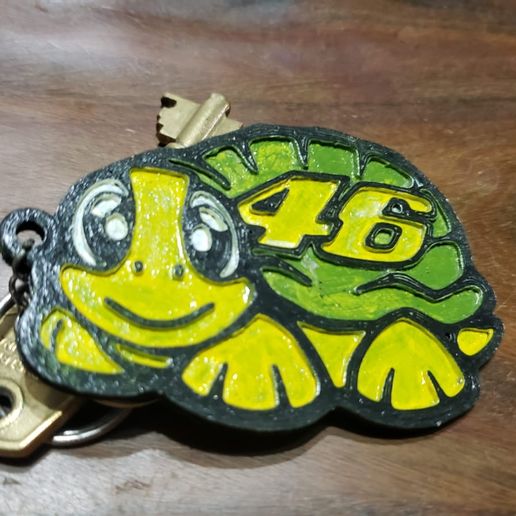 Free STL file valentino Rossi Logo keychain 🗝️ ・3D printable model to ...
