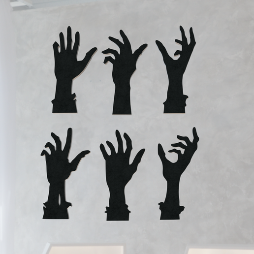 🧟 zombie hands・ STL File for 3D printing・Cults