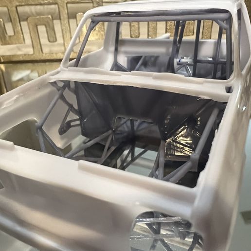 🖼️ Revell 1977 Chevy Pickup double frame rail outlaw drag racing ...