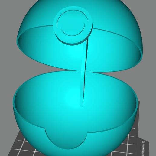 🐉 Pokeball・Free STL File for ・Cults