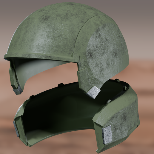 🌍 Helldivers Super Earth Armed Forces Helmet・ 3D File for 3D printing・Cults