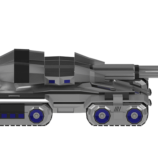3D file Futuristic Tank 🪖 ・3D printing template to download・Cults