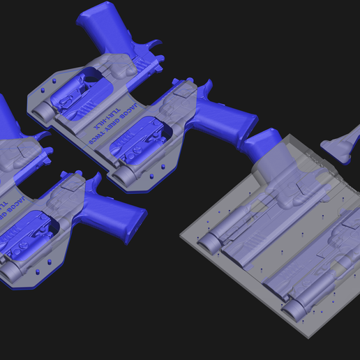 🧞‍♂️ JACOB GREY TWC9 - TLR-1 HL-X - SPLIT VACUUM HOLSTER MOLD - TRIM ...