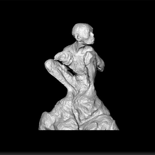 STL file Smeagol Gollum Figurine - Precious Ring Keeper - Lord of the ...