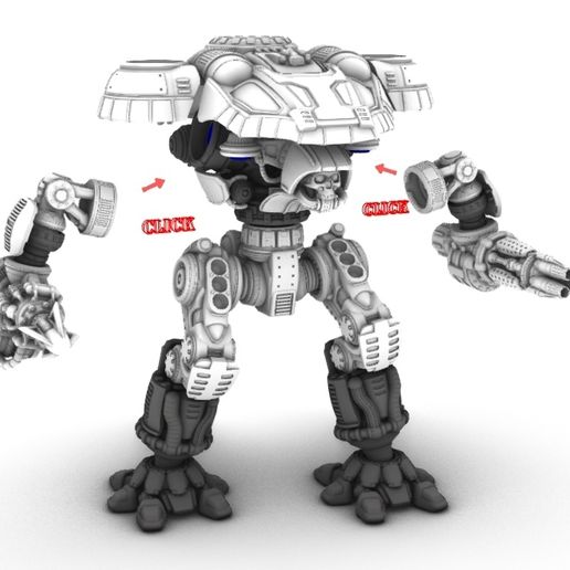 🔥 Project Dominator: Hellbringer-S Variant (Flame Cannon, Harpoon ...