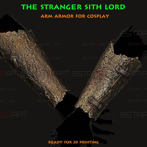 🪖 The Stranger Sith Lord Cosplay - Helmet and Arm Armor - The Acolyte ...