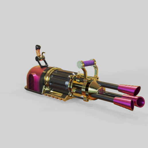 📁 Jinx's Minigun Pow-Pow STL File from League Of Legends - League of ...