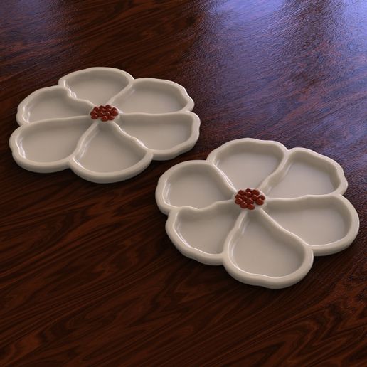 🥣 Partition Plate・ STL File for 3D printing・Cults