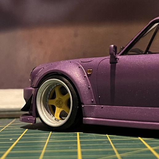 3D printed RWB BODY KIT for Porsche 1988 TAMIYA 1-24th • made with ...