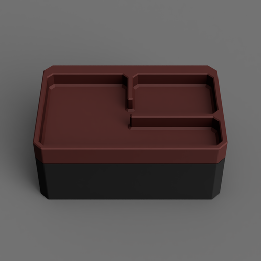 🧲 Magnetic Rotating Tray Box・ STL File for 3D printing・Cults