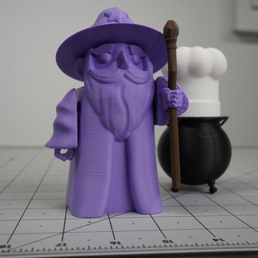 🧙 Articulated Wizard, Magi, Mage- Print-in-Place, Easy Print!・Free STL ...