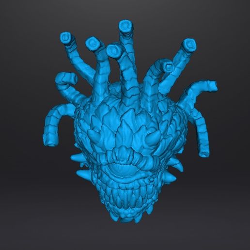 👁️ BEHOLDER EYE TYRANT MINIATURE MODEL FANTASY OR SCIFI GAMES RPG DND ...