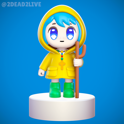 🇻🇦 Luce catholic mascot・ 3D File for 3D printing・Cults