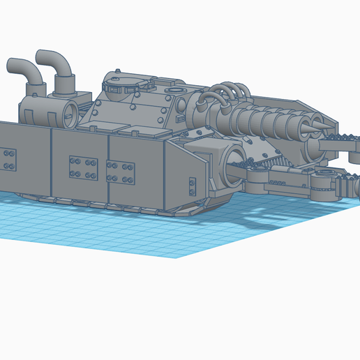 🔫 Ork / Orx / Ork Assault gun mk.2 with extra armour・ STL File for ・Cults