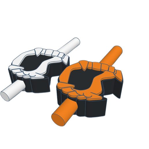 🧛 Fake Vampire Fangs Straw Topper 2 sizes 3MF File included・ 3D File ...