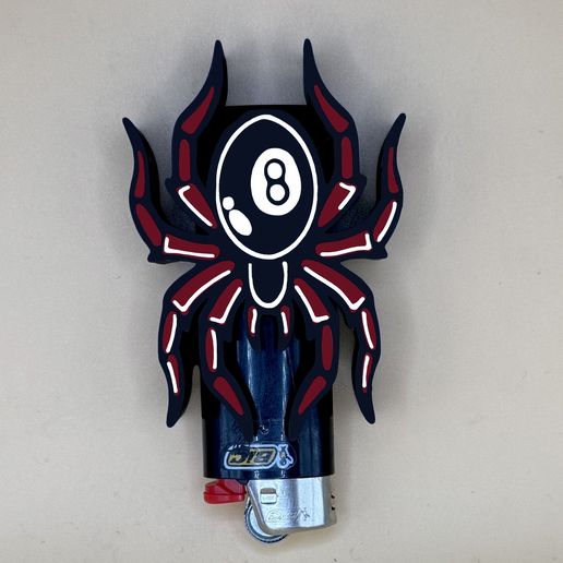 STL file Spider lighter case 🕷️ (3MF)・3D print design to download・Cults
