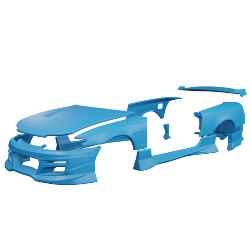 🚗 Nissan Silvia S15 URAS TYPE-S BODYKIT・ STL File for 3D printing・Cults