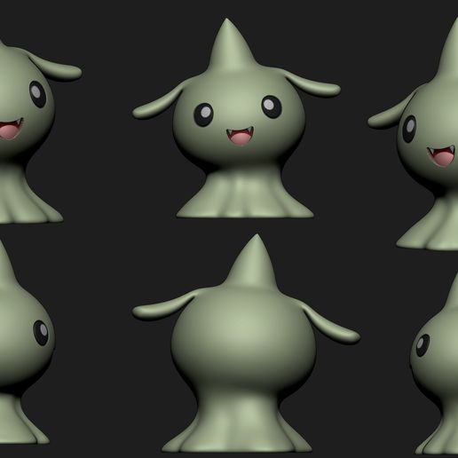 🐉 Digimon - Gummymon with 2 poses・ STL File for ・Cults