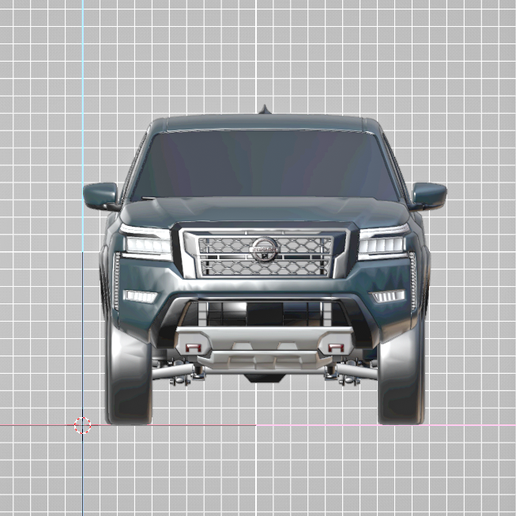 🚗 Nissan Frontier・ 3D File for 3D printing・Cults