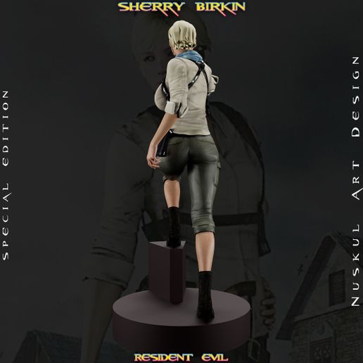 Archivo STL Sherry Birkin - Residual Evil - Modelo raro coleccionable 🧟 ...