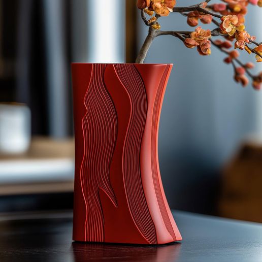 Archivo STL Ruby Vase for Elegant and Simple Home Decor 💎 ・Plan para ...