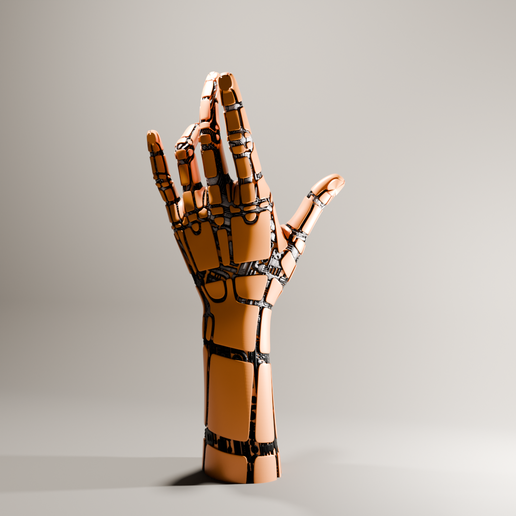 Robotic Hand ロボットハンド・ STL File for 3D printing・Cults