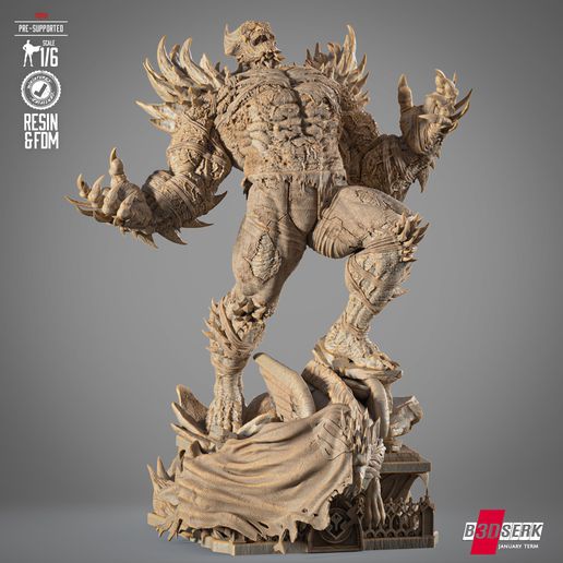 Archivo 3D B3DSERK DEVASTOR SCULPTURE READY FOR PRINTING 🗿 ・Objeto de ...