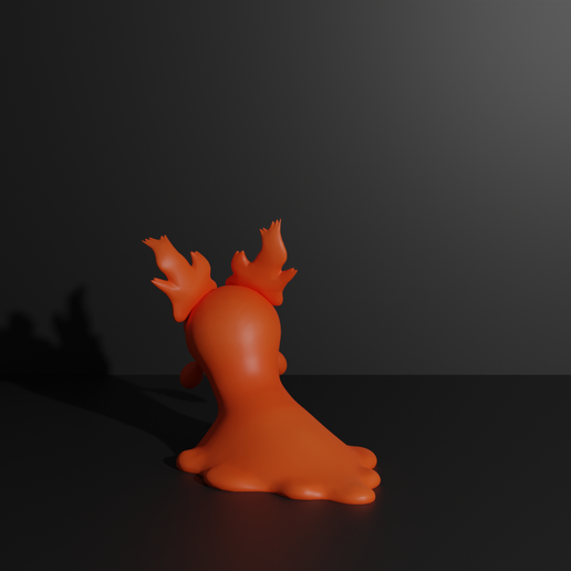 Archivo STL Modelo impreso en 3D de Slugma y Magcargo 🦙 ・Idea de ...