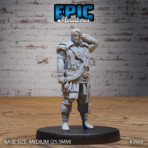 Fichier 3D Harbor Worker ‧ DnD Miniature ‧ Tabletop Miniatures ‧ Gaming ...
