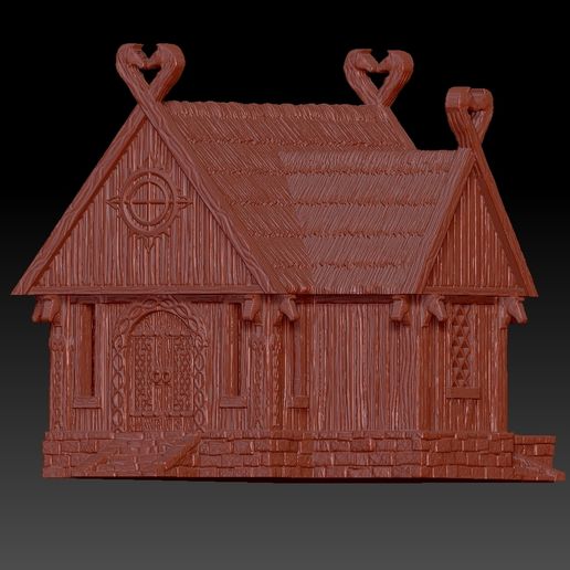 STL file ROHAN House Mod 2 🏠 ・Template to download and 3D print・Cults