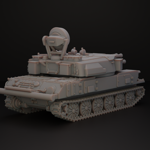 🪖 ZSU-23-4 Shilka AA・ STL File for ・Cults