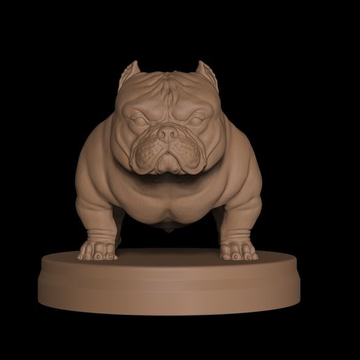 👤 American Bully・ STL File for 3D printing・Cults