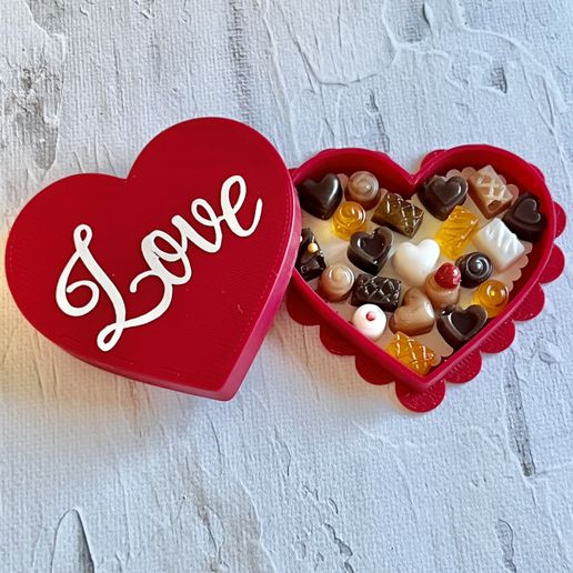 3D file Miniature Heart Box and Tray – Fashion Doll & Miniverse ...