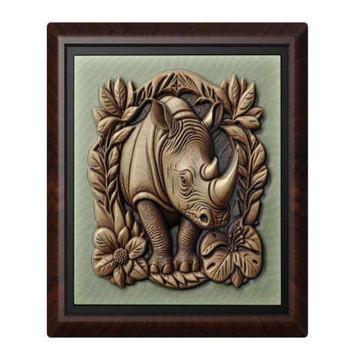 3D file Rhinoceros animal wall art relief wall decor 🦏 ・3D printer ...