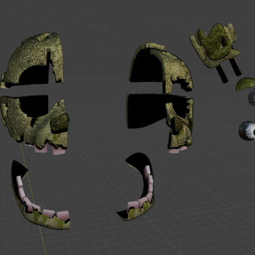 👴 (OLD VERSION) Game Accurate Springtrap Wearable Head Five Nights At ...