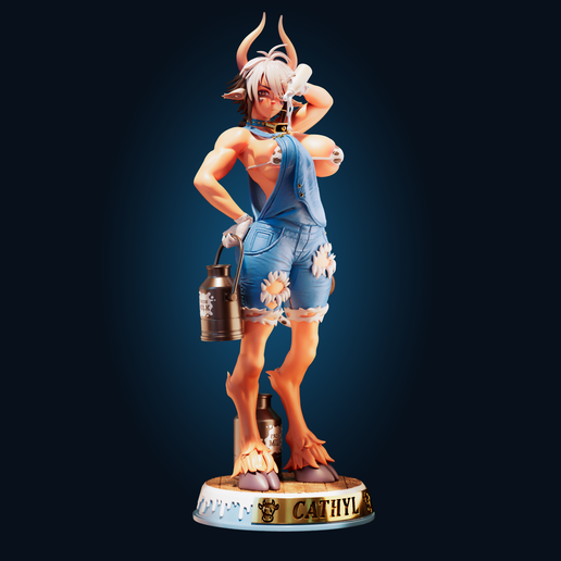 👹 Cathyl Monster Girl from Monster Musume 4 VARIATIONS 3D PRINT MODEL ...