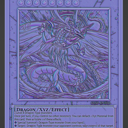 🎨 Number 46: Dragluon - yu-gi-oh!・Free STL File for 3D printing・Cults