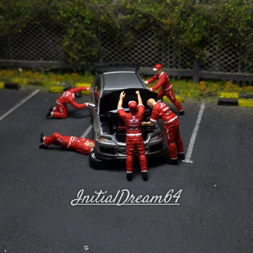 🧑‍🔧 Figure Mechanic set・ STL File for 3D printing・Cults