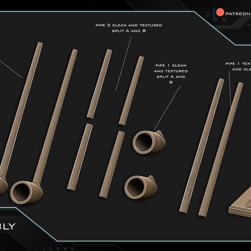 3D file Gimli smoking pipe 🚬 ・Model to download and 3D print・Cults