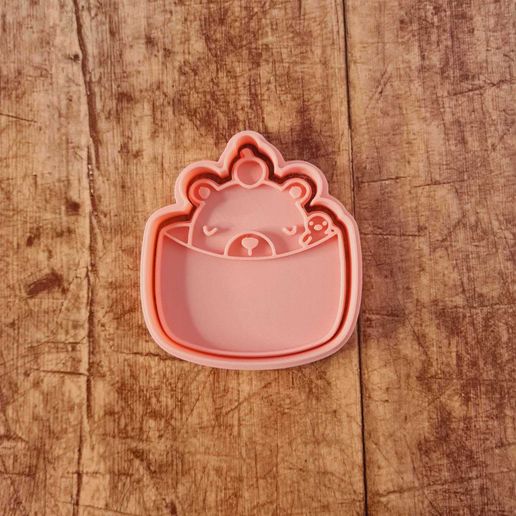 Archivo STL Capybara stamp and cutter Set x6 - Sello cortante capibara ...